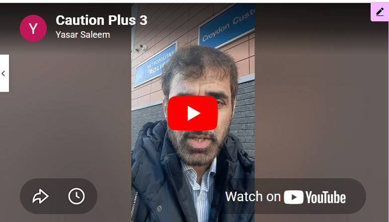 Caution Plus 3 | What is a Caution Plus 3 and can you be arrested?